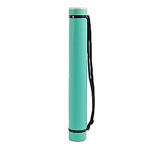 Household Products Expanding Poster Tube with Adjustable Carrying Strap, Waterproof Telescoping Art Document Storage Tube, Portable Round Storage Cases Carry Blueprints Drawings