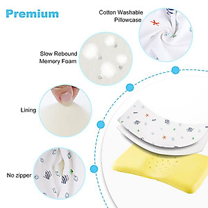 IMENORY Sleeping, Made of Soft Memory Foam and Organic Cotton Cover