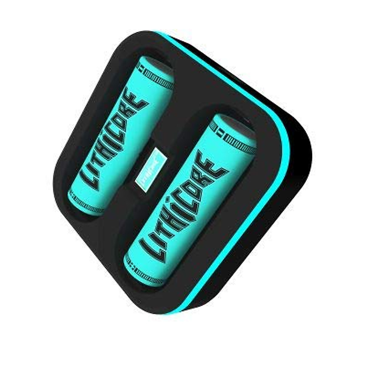 USB 18650 Charger for Rechargeable Battery,Lithicore 2 bay PULSE Smart Universal Charger for AA, AAA, NiMH, NiCd,Li-ion,14650,16340,18350,18490,18500,18650,22650,20700,21700,26500,26650 batteries