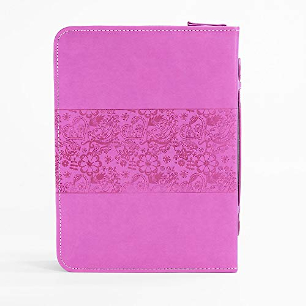 "Divinity Boutique Bible Business Report Cover (25683) | X-Large Fits Bibles up to 10" X 7" X 1.50", Rose