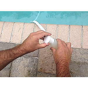 SkimmerMotion Cap Plug for Direct Connection to The Suction Port - The Automatic Pool Skimmer - Connect Direct in Your Pool Vacuum line