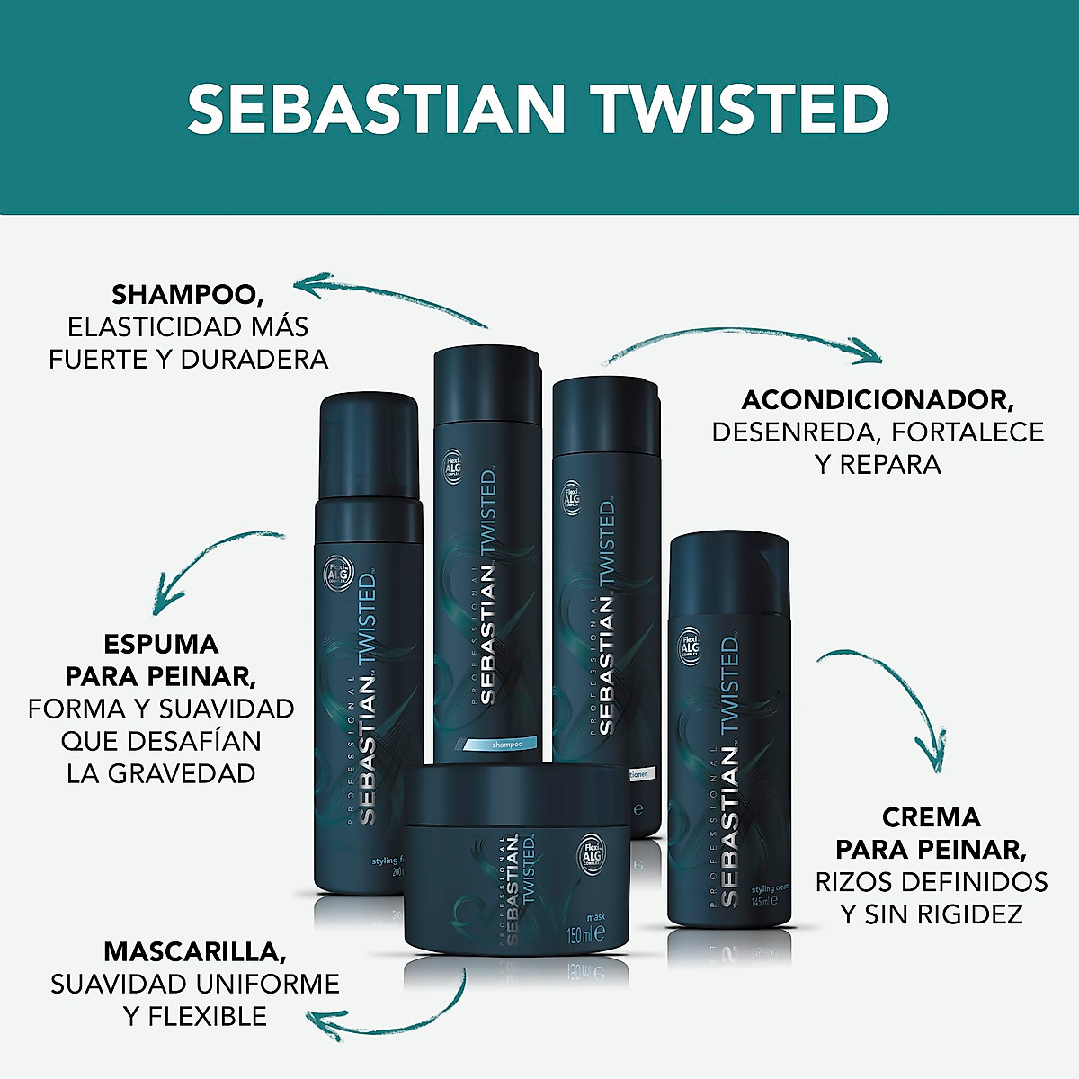 Sebastian Twisted Elastic Styling Cream, Curl Magnifier, 4.9 oz