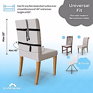 KinderSense® Harness Seat - Fabric Baby Portable High Chair for Travel - Travel High Chair Seat Sack - Portable Baby Seat with Safety Harness – Parent Pouch Must Haves Baby Travel Essential