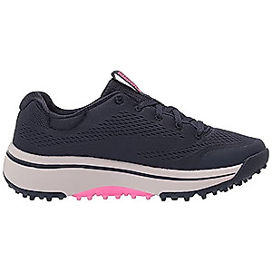 Skechers Women's Go Arch Fit Golf Shoe, Navy/Pink, 9