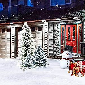 KINKAI Solar Gutter Lights 6pcs - Bright Solar Powered led Fence Light with 9 LED, IP55 Waterproof Outdoor Lighting for Garden Deck Backyard Pathway Eaves Wall, Cool White