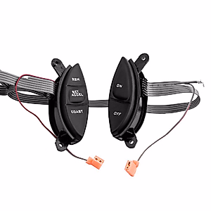 F87Z9C888BB Steering Wheel Mounted Cruise Control Switch Fits for Explorer F-150 Ranger Mercury Mountaineer 1998-2004 Replace# F87A-9D809-BA 901-399 F87A9D809BA