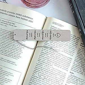 Inspirational Encouragement Graduation Gifts for Book Lovers Readers Her Women Men Him Daughter Son Coworkers Best Friends Metal Bookmarks for Christmas Thanksgiving