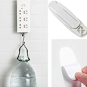 BESPORTBLE 10 Pairs of Punch- Free Socket Holder Wall- Mounted Cable Patch Panel Stand