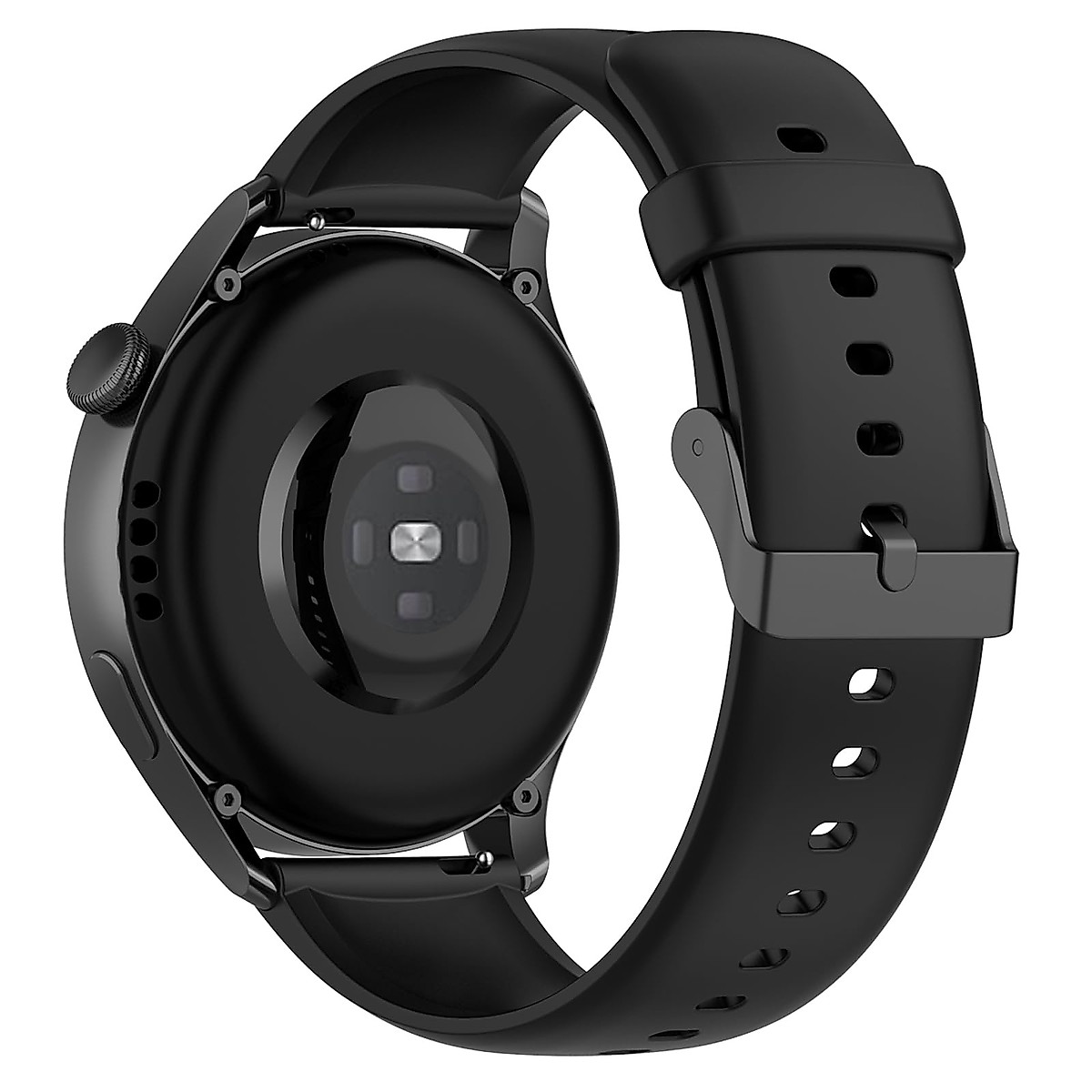 LOKEKE Compatible with Huawei Watch 4 Pro Replacement Band - 22mm Replacement Silicone Wrist Watch Band Strap Compatible with Huawei Watch 4/4 Pro/Watch Ultimate/Watch GT3 SE(Silicone Black)