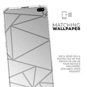 DesignSkinz Simple Connect Protective Vinyl Decal Wrap Skin Cover Compatible with The Samsung Galaxy S20 (Screen Trim & Back Glass Skin)