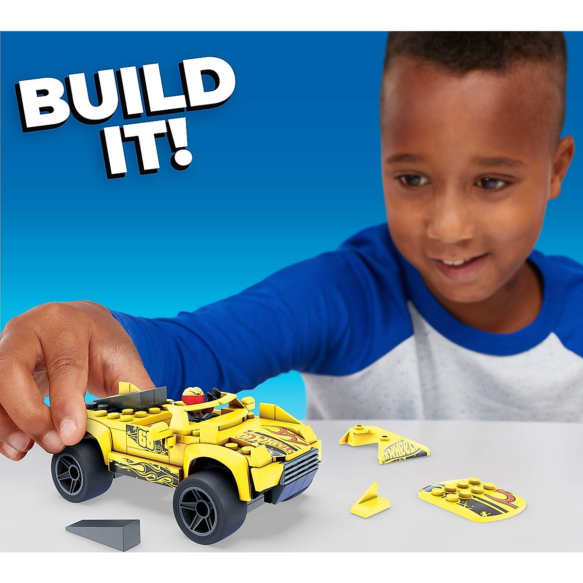 Hot Wheels Mega Construx Baja Truck Construction Set, Building Toys for Kids