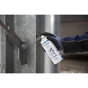 WEICON Zinc 550 |13.5oz / 400ml | Fast drying primer for metal | Corrosion Protection | Heat, UV, Rust and weather resistant | Industrial Grade | Food grade | Matt grey/anthracite