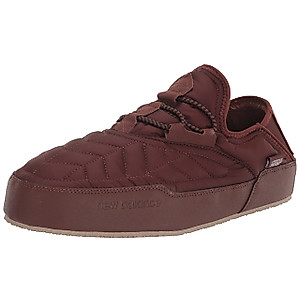 New Balance Unisex-Adult Caravan Moc V2 Slipper, Rich Oak/Mindful Grey, 12.5 Wide Women/11 Men