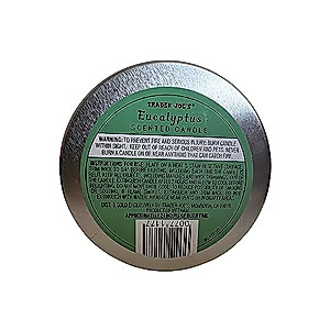 Trader Joe's Eucalyptus Scented Soy Candle (2 Pack)