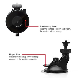 Camera Adhesive Suction Cup Wall Mount For Wyze Cam V3/Pro,for Wyze Cam Pan/V3,for Oculus Sensor,for HTC Vive Base Station,Swivel 360° Adjustable In/Outdoor Bracket with Washable Silica Gel(2 Pack)