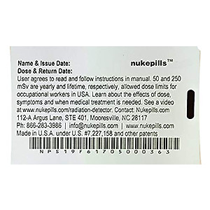 RADTriage FIT Personal Radiation Detector for Wallet or Pocket,Nuclear Radiation Detector,Electromagnetic Field Radiation Detector,Anti Radiation Dosimeter, Ready-to-Go Portable Radiation Detector
