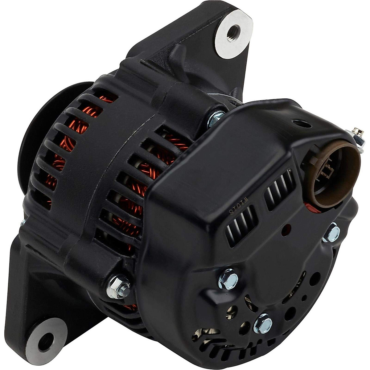 GM Denso Style 1-Wire Mini Race Alternator, 90 Amp, Black