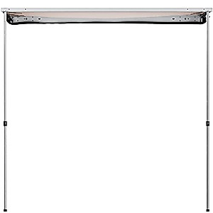 VEVOR Car Side Awning, 6.6'x8.2', Pull-Out Retractable Vehicle Awning Waterproof UV50+, Telescoping Poles Trailer Sunshade Rooftop Tent w/Carry Bag for Jeep/SUV/Truck/Van Outdoor Camping Travel, Sand