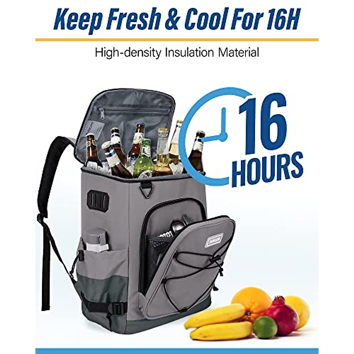 SUNLUG Backpack Cooler 40 Cans Leakproof Insulated Cooler Backpack Large Capacity for Men Women to Picnics, Camping, BBQ