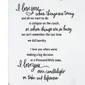 Hallmark Anniversary Card for Husband, Wife, Boyfriend, Girlfriend (Love You All the Time)