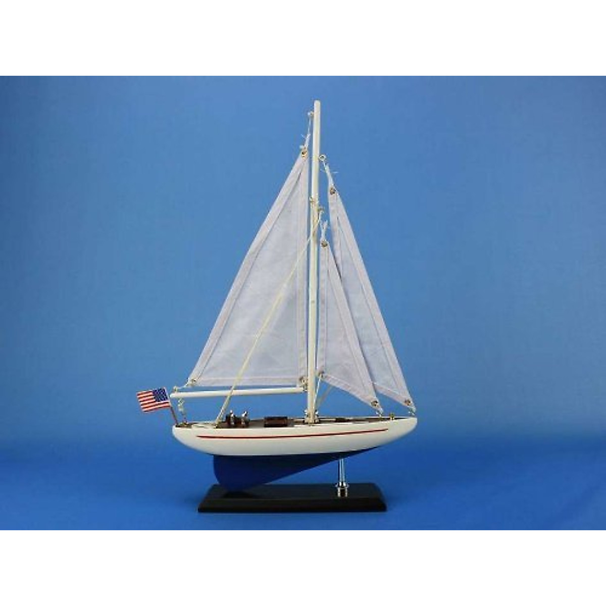 Hampton Nautical Enterprise Sailboat, 16"