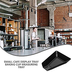 Cabilock 2 PCS Coffee Beans Tray Cupping Sample Tray Plastics Serving Tray for Scooping Weighing Baking Cooking Coffee Bean