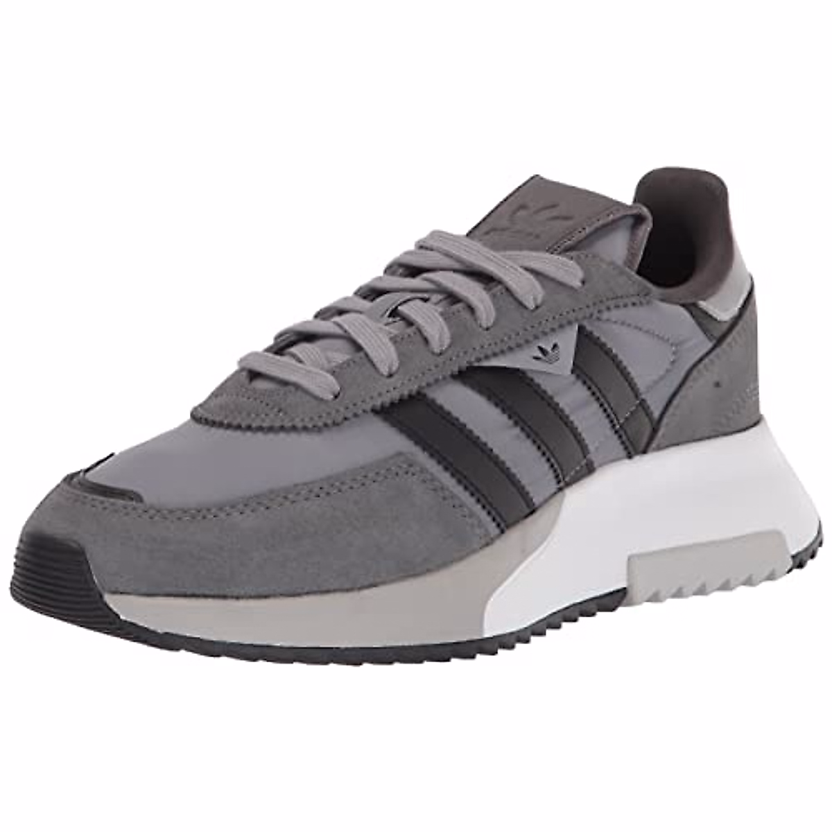 adidas Originals Men's Retropy F2 Sneaker, Grey Three/Core Black/Grey Five, 9.5