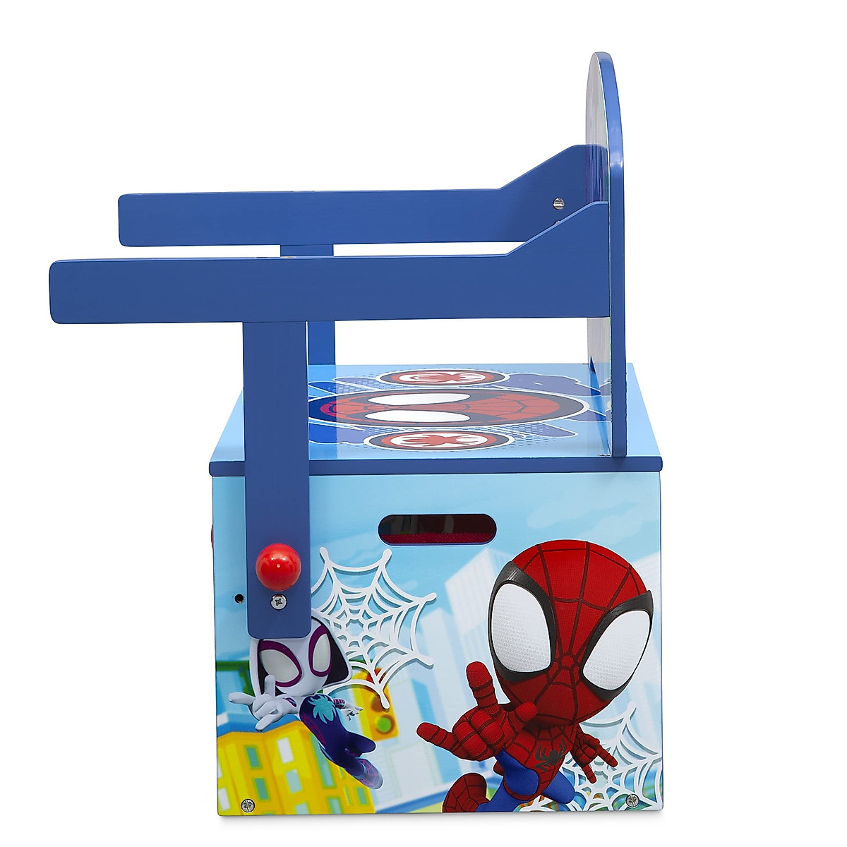 Delta Children Kids Convertible Activity Bench - Greenguard Gold Certified, Marvel Spidey and His Amazing Friends