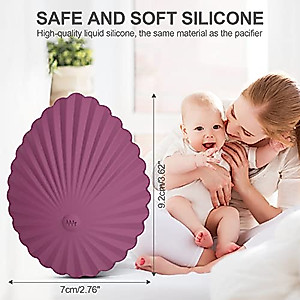 Lactation Massager for Breastfeeding, Pumping, 10 Vibration Modes for Improve Milk Flow, Breastfeeding Experience(Purple)