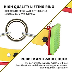 Lifting Clamps Beam ​Jaw Opening Adjustable, Plate Lifting Clamps Beam of Glass Slabs/Metal Sheet/Granite Island, Roadside Stone Clamp Curb,D325