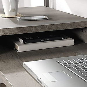 Sauder® Manhattan Gate 61"W L-Shape Computer Desk With Wireless Charger, Mystic Oak
