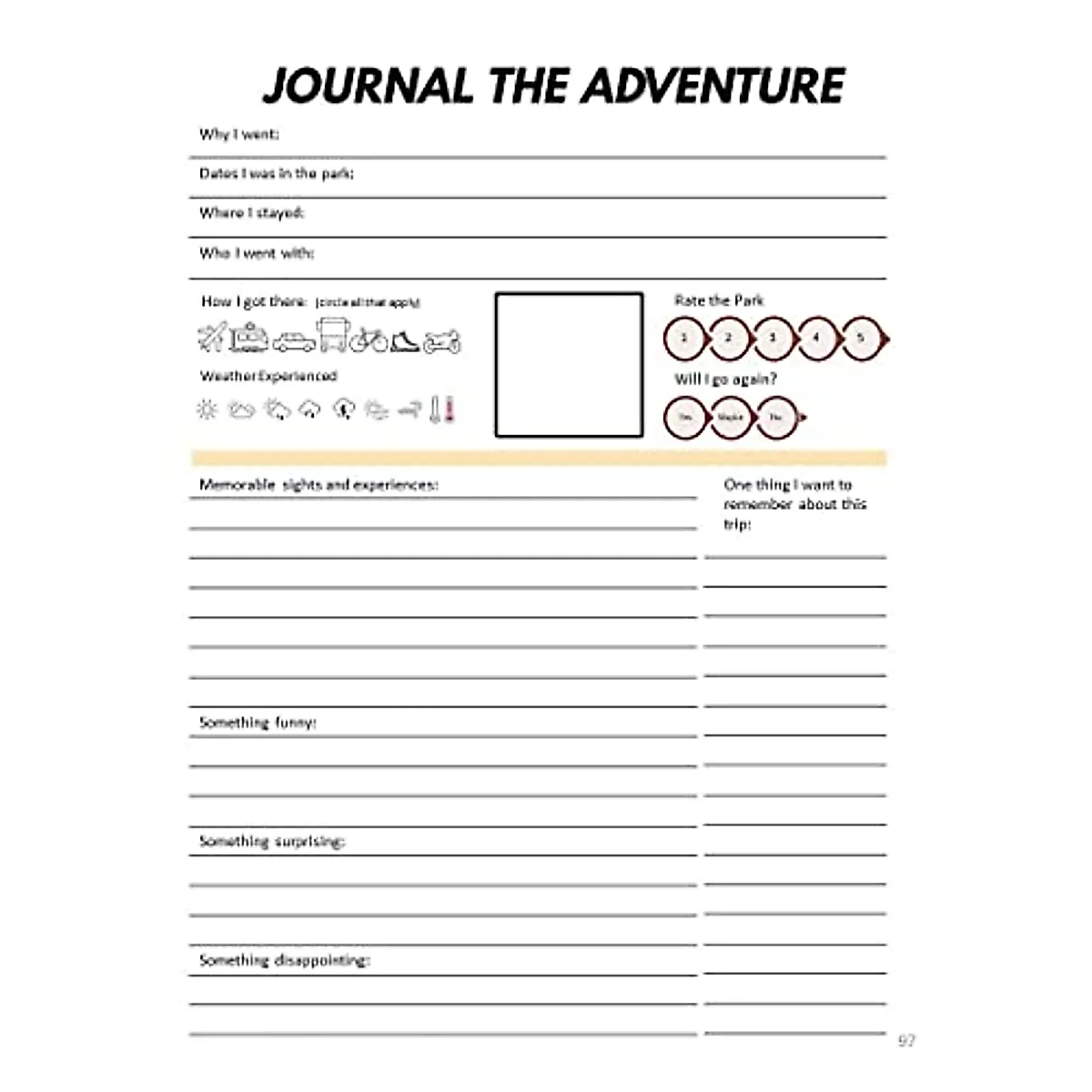 2023 National Park Bucket Journal - Perfect Travel Journal, Adventure Book, Camping Journal, and Trip Planner - Gift for Outdoor Summer Vacation Road Trips - Includes New River Gorge Park