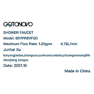 gotonovo Vintage Wall Mount Clawfoot Tub Faucet 3-9Inch Adjustable Center Polished Chrome 2 Double Handle Shower Faucet System Telephone Shape