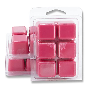 Rose Scented, Lone Star Candles & More's Premium Hand Poured Soy Wax Melts, The Authentic Scent of Fresh Cut Roses, 6 Strongly Scented Wax Cubes, USA Made in Texas 1-Pack