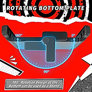 Switch Joycon Controller Holder Compatible with iPhone/iPhone Pro Max, Joy Con Game Controller for Each Size iPhone, Gaming Controller holder kit, Need Upgrade to IOS16 or Above.