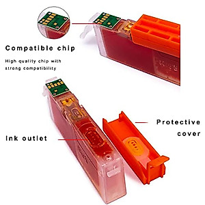 5 Pack 280XXL/281XXL Compatible Ink Cartridge Replacement for Canon Printer 281 281XXL CLI-281XXL CLI-281 XXL Compatible with PIXMA TS6120 TS6220 TS6320 TR7520 TS8120 TR8520 TS9120
