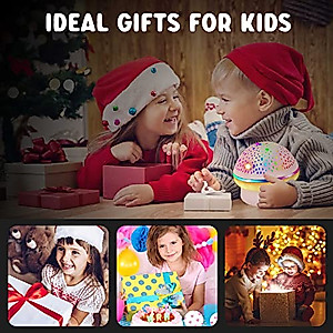 Star Projector Night Light for Kids with Timer, Toys for 3-8 Year Old Girls, Rotatable Galaxy Projector Kids Night Light, Christmas Birthday Gifts for 3-10 Year Old Girls Boys, Girls Pink Room Decor