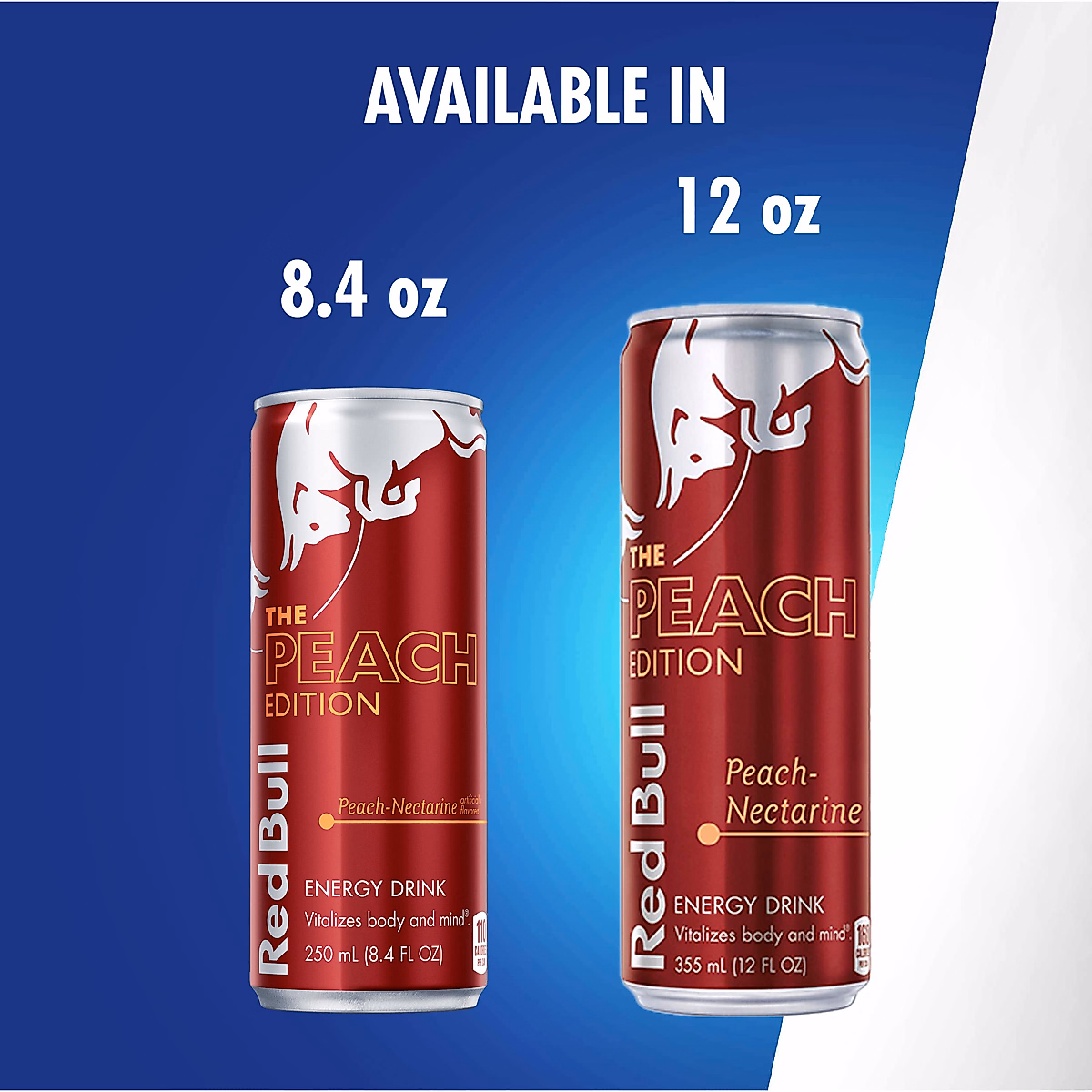 Red Bull Energy Drink, Peach-Nectarine, 12 fl oz, 24 Cans