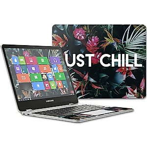 MightySkins Skin Compatible with Samsung Chromebook Plus 12.3"(2017 - Just Chill | Protective, Durable, and Unique Vinyl Decal wrap Cover | Easy to Apply, Remove, and Change Styles | Made in The USA