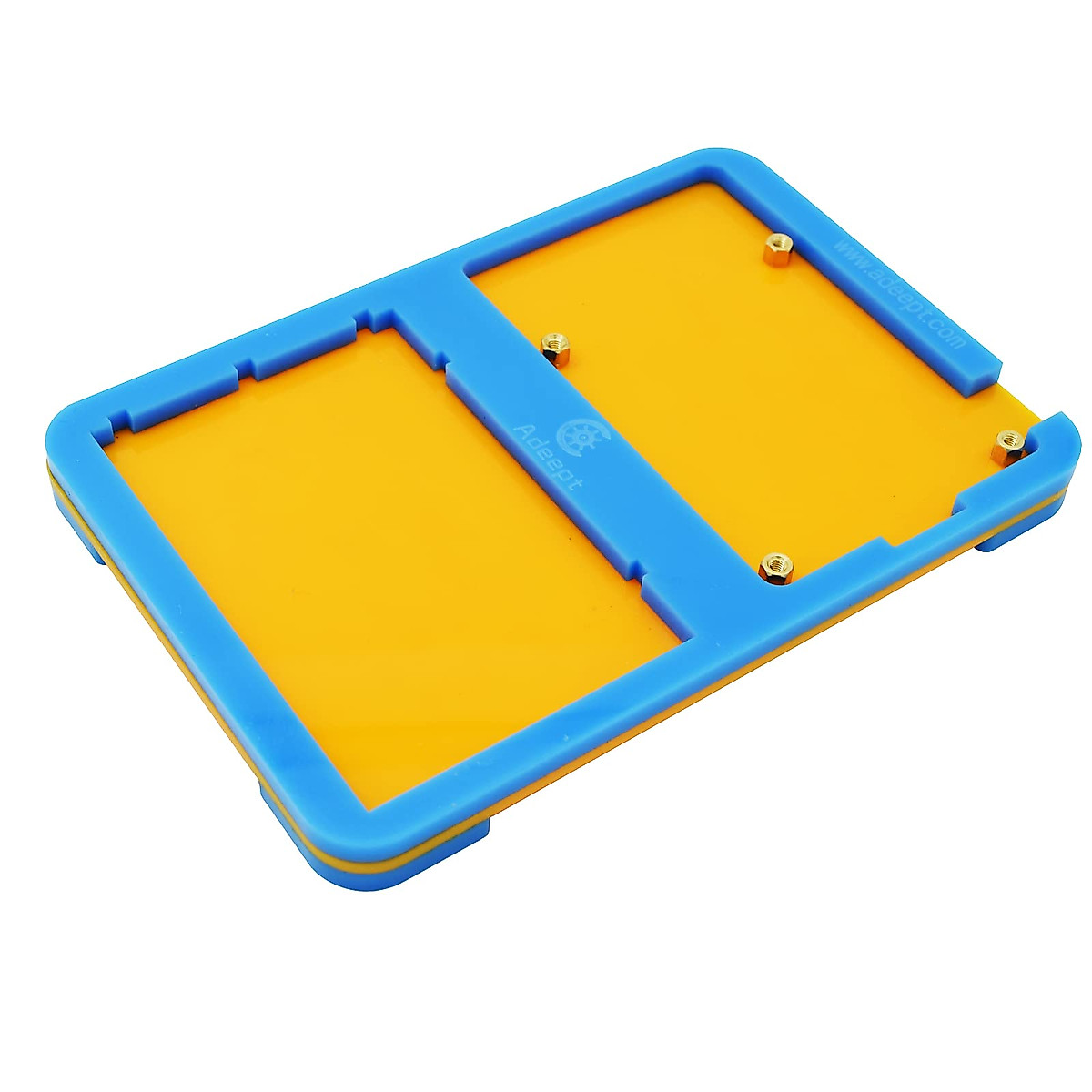 Adeept Acrylic Raspberry Pi Holder Breadboard Holder, 2 in 1 Base Plate Case for Raspberry Pi 3B 3B+ 2B 2B+
