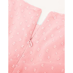 Danna Belle Pink Dresses for Girls Ruffle Hem Flutter Sleeve Casual Dress for Girl Size 7-8