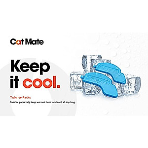 Cat Mate C500 Five-Meal Automatic Pet Feeder with Stainless Steel Bowl Inserts