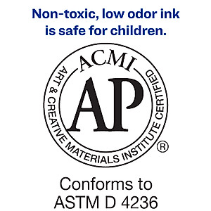 Avery Marks-A-Lot Large Desk-Style Chisel Tip, Value Pack 36 Black Permanent Markers are perfect for signs and posters (98206)