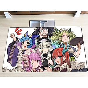 Mlikemat New Playmat Dragonmaid Deck TCG CCG OCG Trading Card Game Mat No Zones + Free Bag (ZD014-276-K)