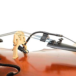 AV-JEFES PMM19B-TA3-CEL Cello Clip-On Musical Instrument Microphone for AKG Wireless Microphone and Phantom Power Input
