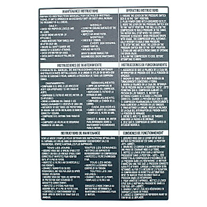 Bosch Parts 1619P05940 Label/Maintenance