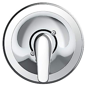 Design House 594895 Middleton II Transitional Single-Handle Shower Valve Trim with Escutcheon for Bathroom, Polished Chrome