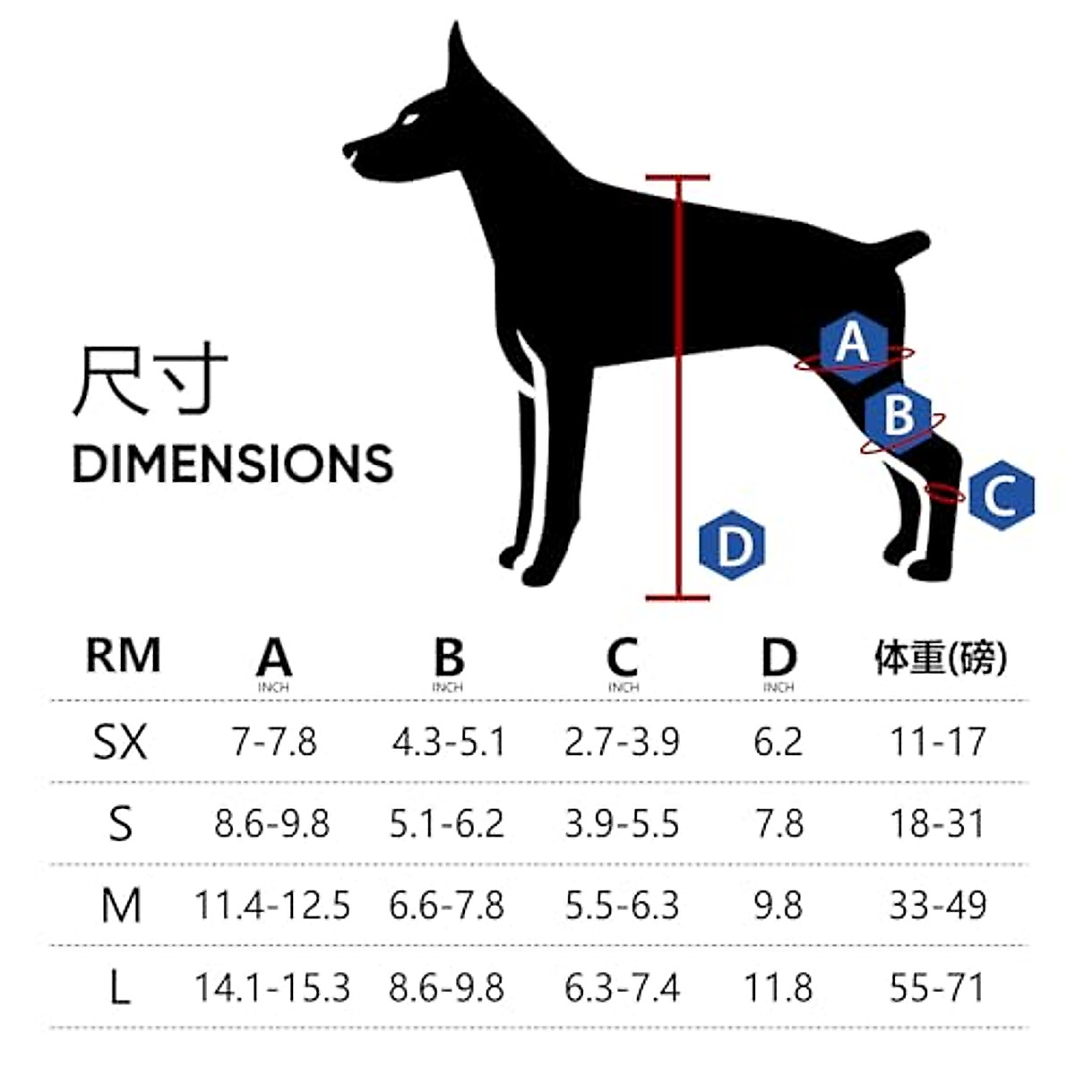 NATUYA Dog Knee Brace for Torn ACL Hind Leg, CCL, Luxating Patella, Dog Leg Braces with Side Stabilizers - Better Recovery and Prevent Licking, Relieves Joint Pain (Black, M)