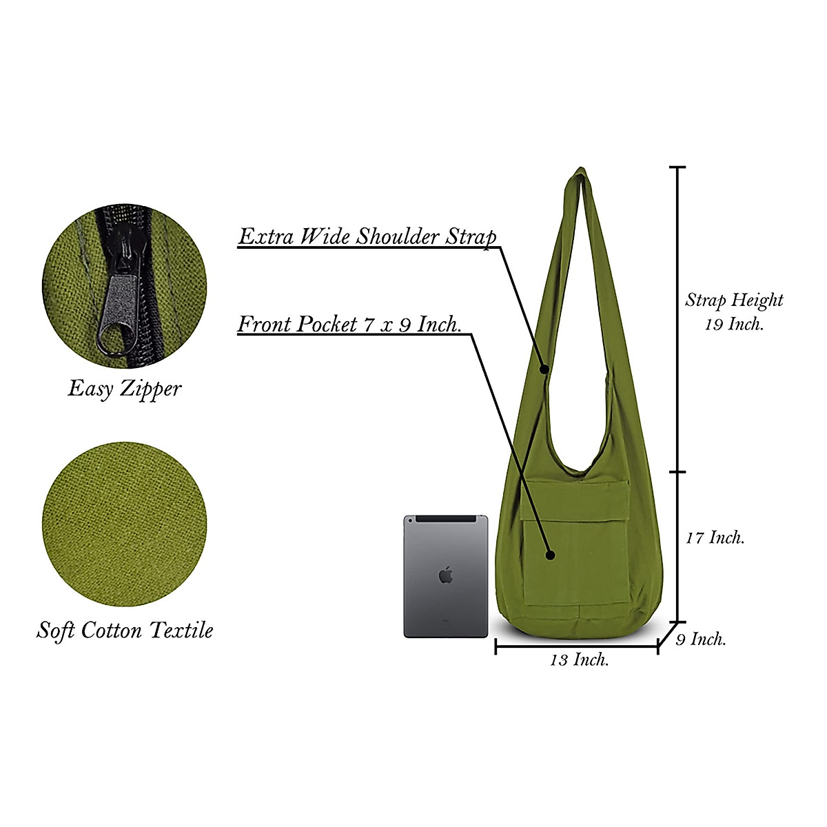 Your Cozy Bags for Women Boho Purses Cotton Bag for Unisex (Little Whale)