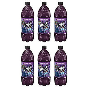 Brisk Icead Tea Blackberry Smash, 33.8 fl oz, 6 bottles